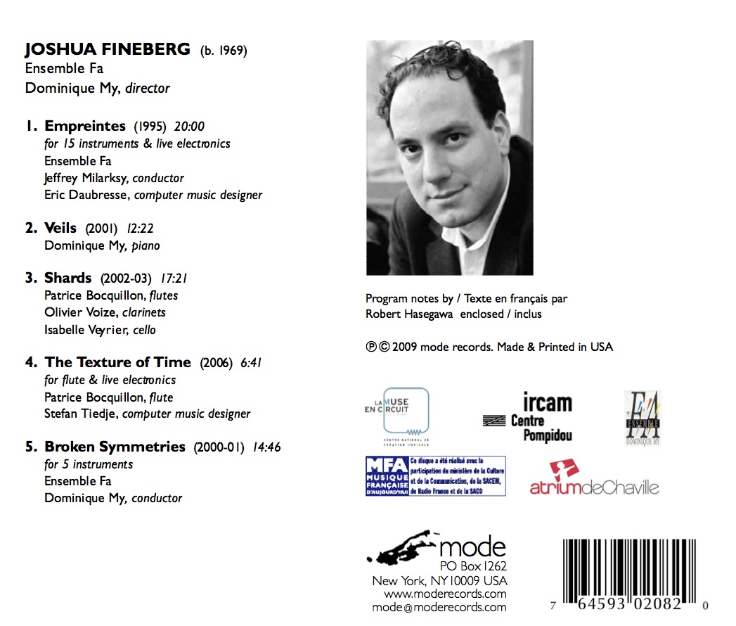 discography | Joshua Fineberg